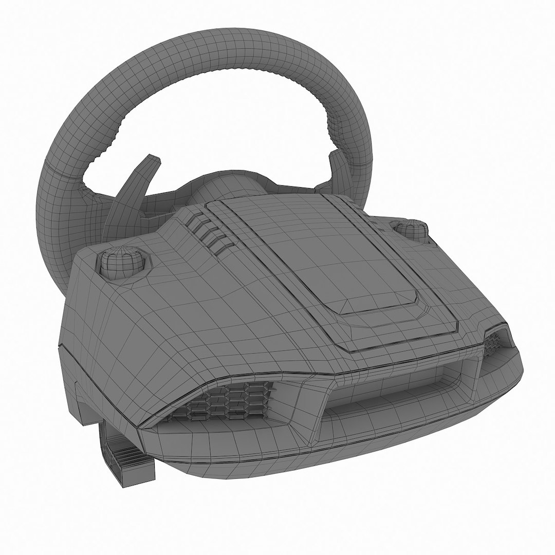 3d Logitech G25 Racing Steering Wheel