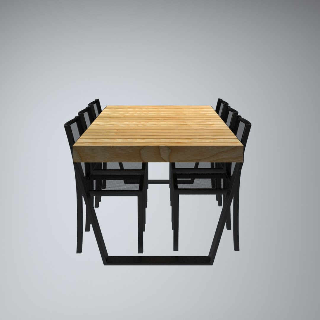 3d model outdoor table