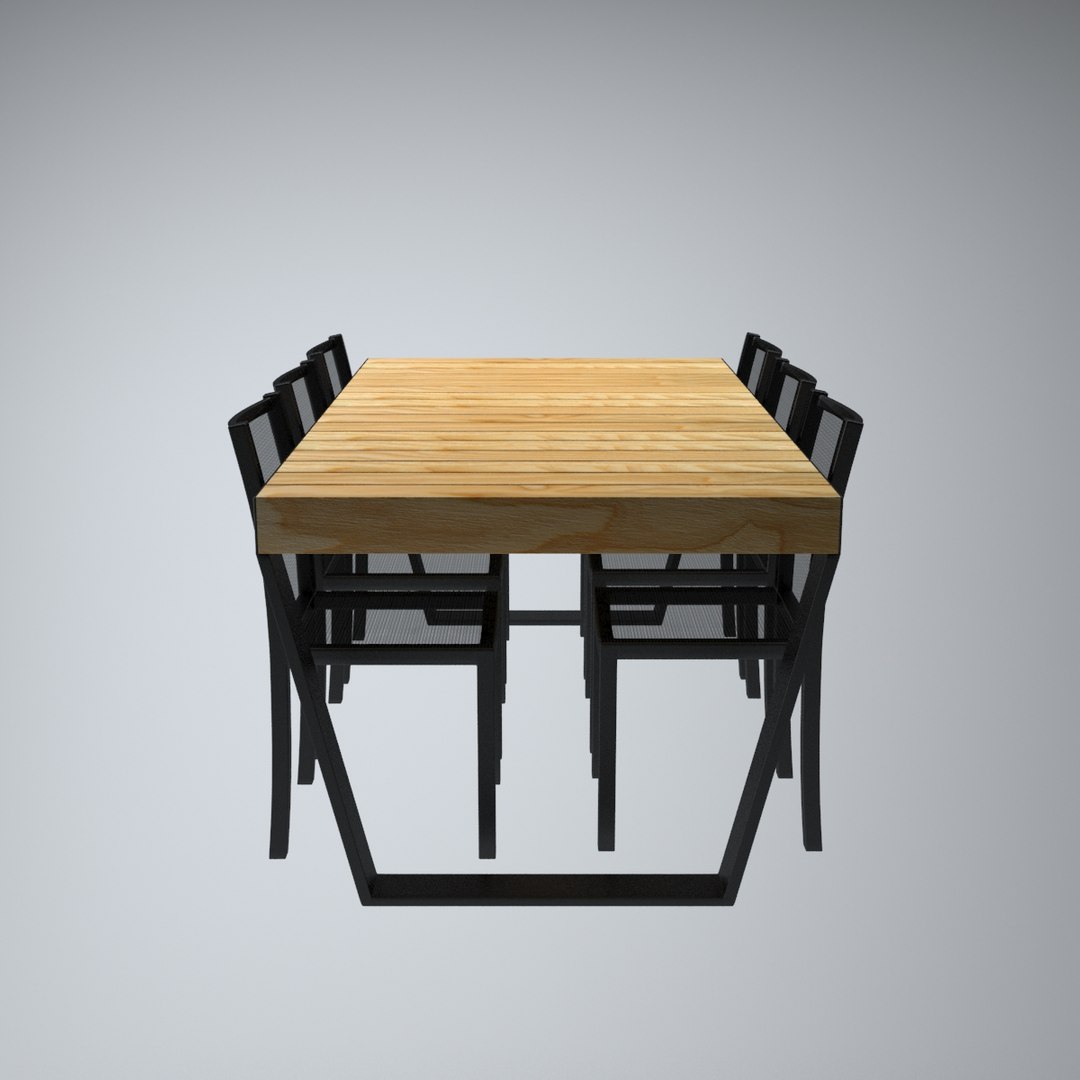3d model outdoor table