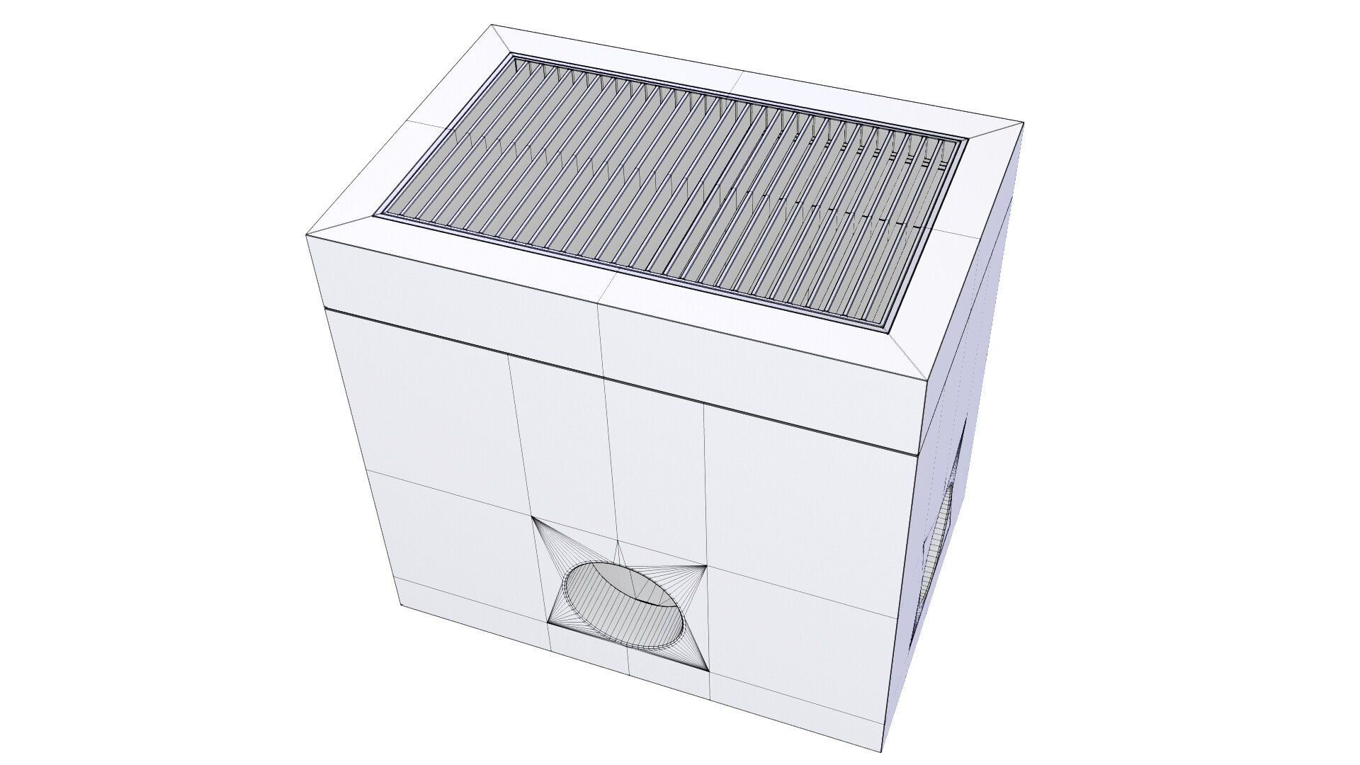 Precast Concrete Drain Box 15 3D Model - TurboSquid 2097011