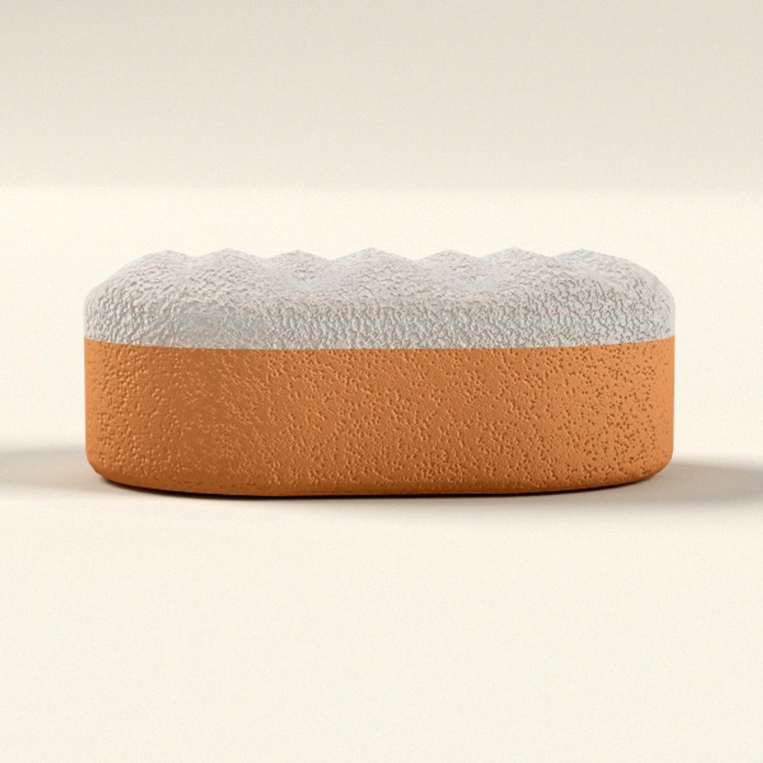 Bath Sponge 3d Model
