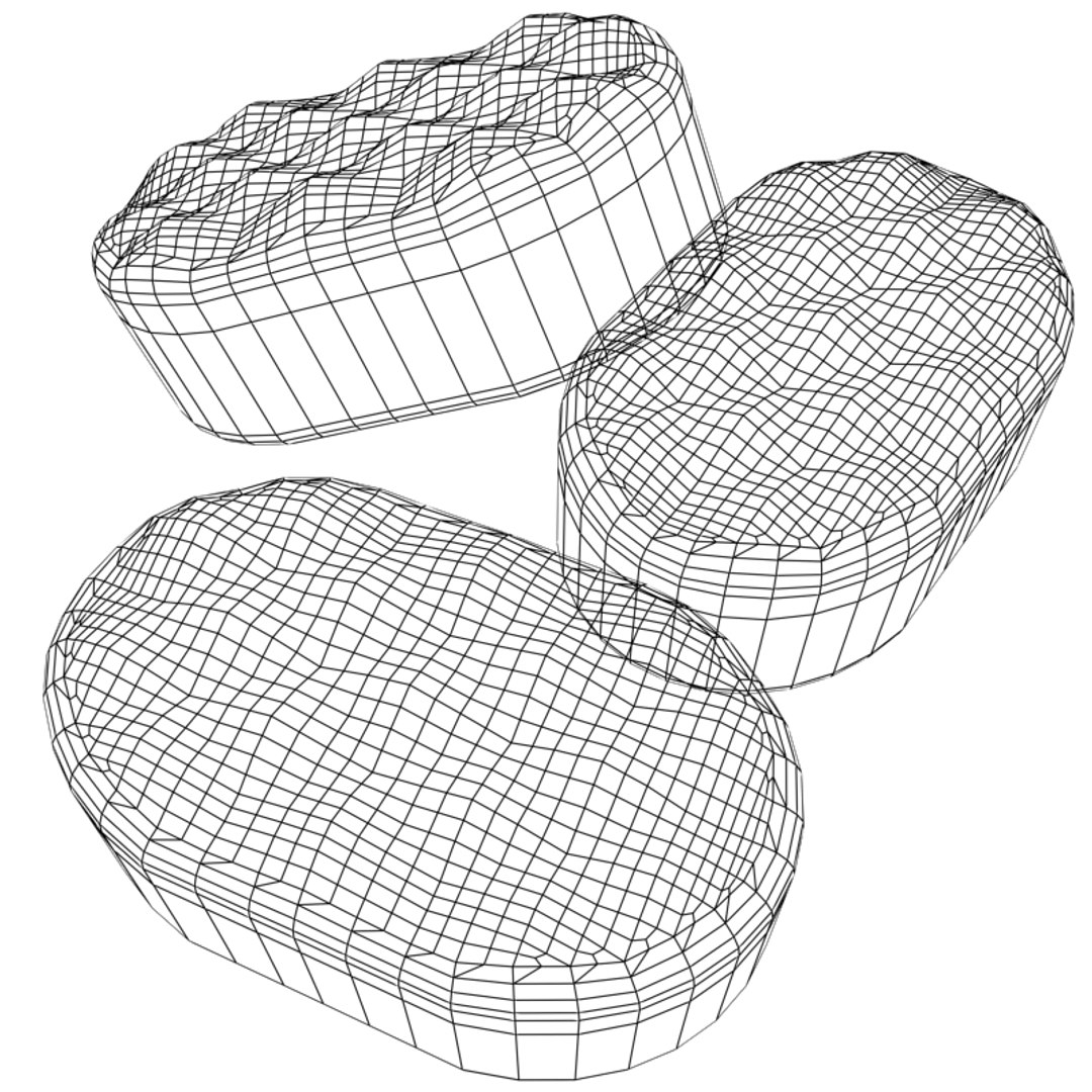 Bath Sponge 3d Model