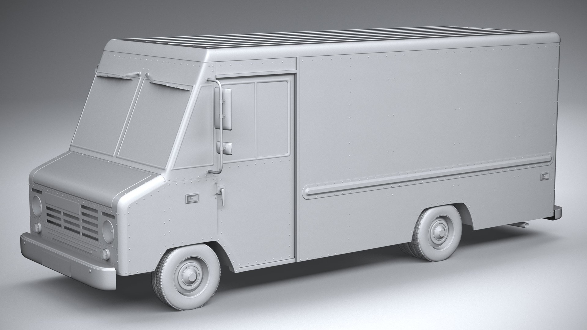 Generic Step Van 2021 3D Model - TurboSquid 1738218