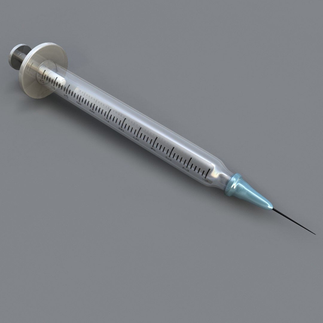 3d Syringe Model