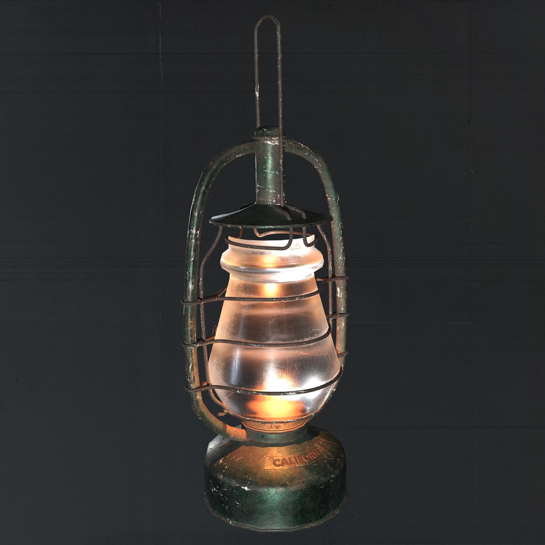 Rusty Lantern Model - TurboSquid 2198127