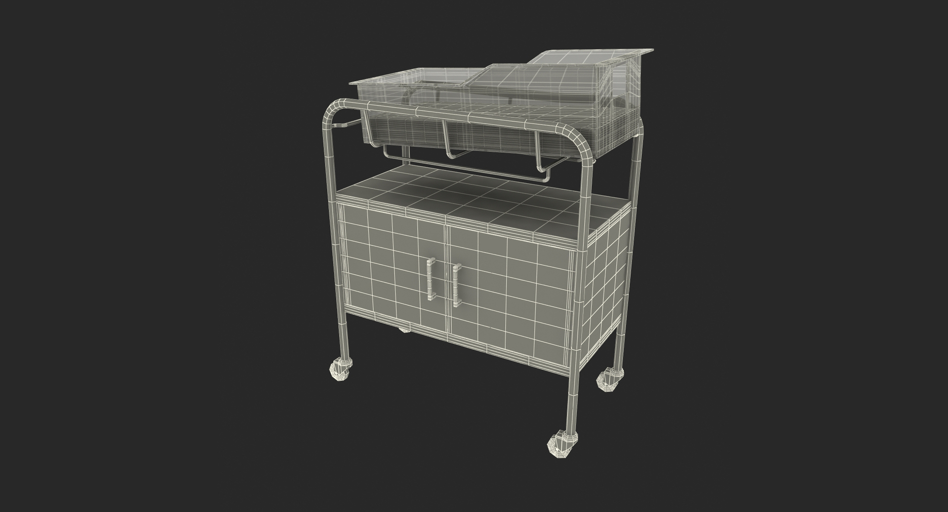 Hospital Bassinet 3D - TurboSquid 1236268