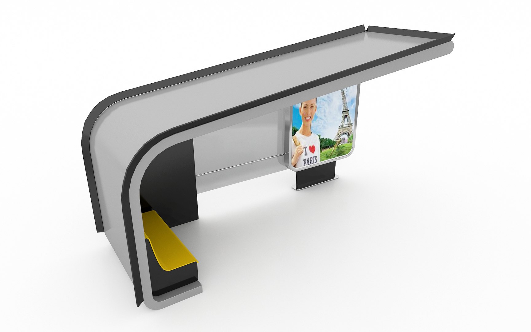 3D Model Bus Station - TurboSquid 1436466