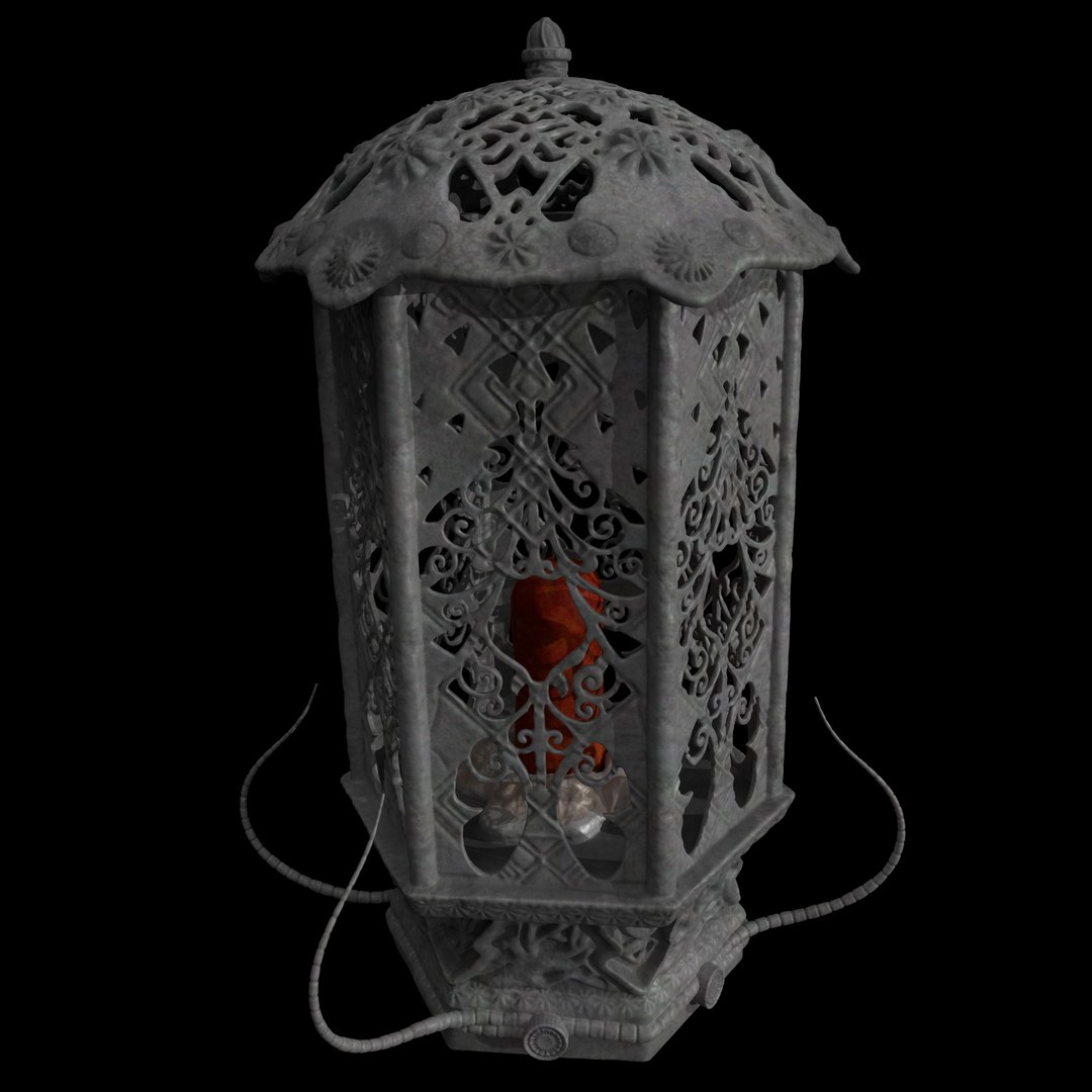 Latern Candle 3D Model - TurboSquid 1335359