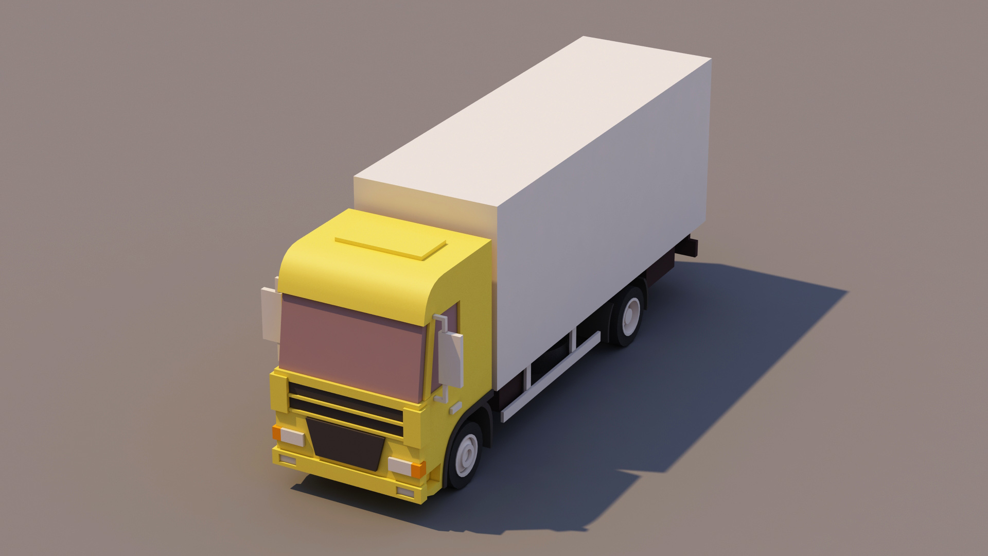 3D Stylized Box Truck - TurboSquid 1513049
