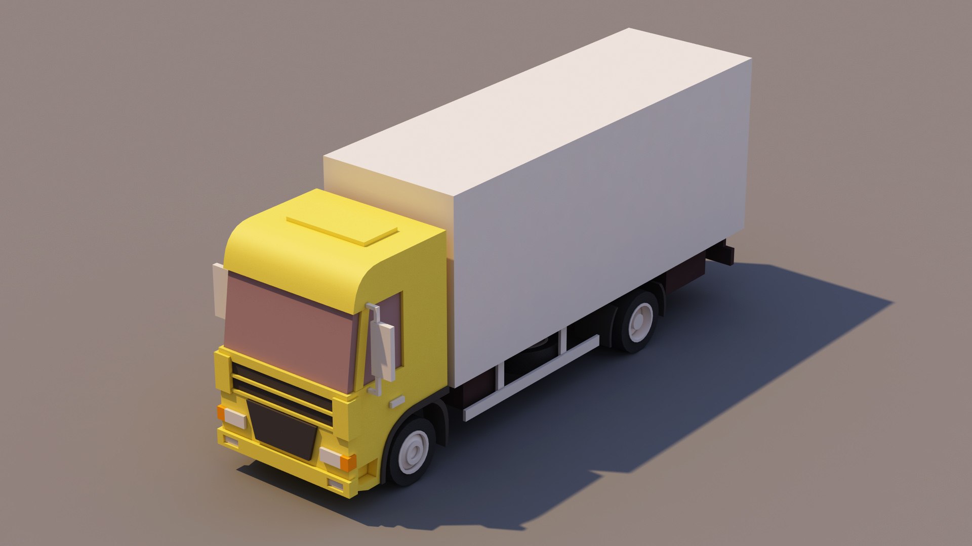3D Stylized Box Truck - TurboSquid 1513049