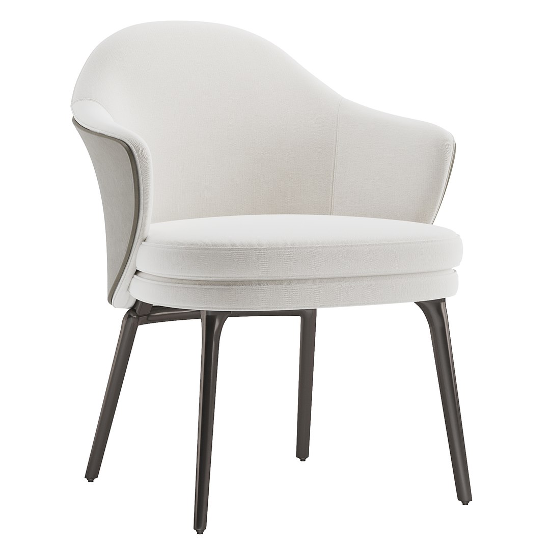 3D Minotti Angie Dining Chair - TurboSquid 1970137