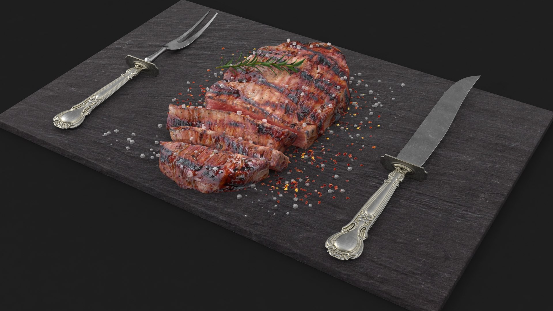 3D Steak 001 - TurboSquid 2133094