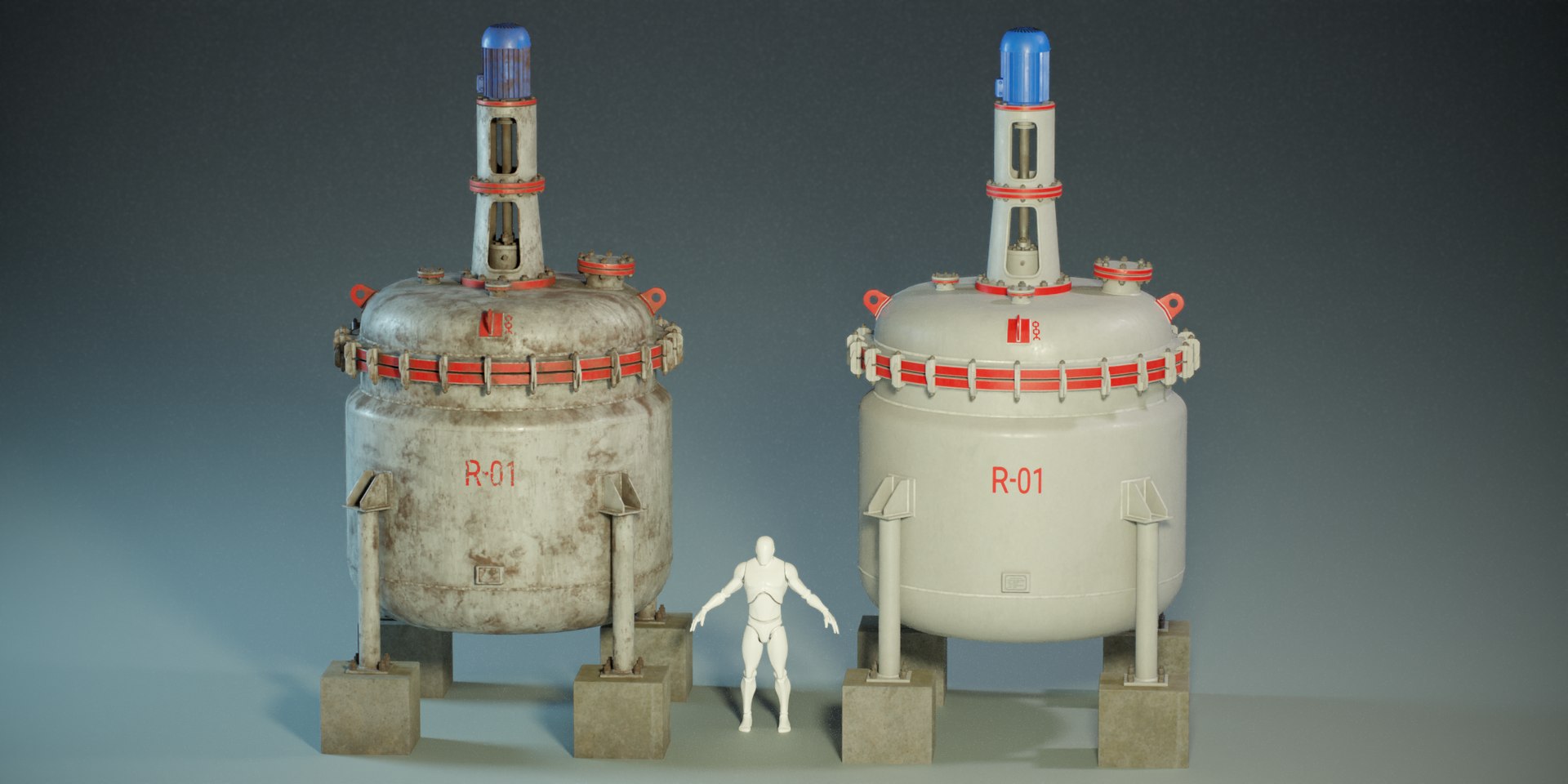 Pbr Industrial Agitated Reactor 3D Model - TurboSquid 1218509