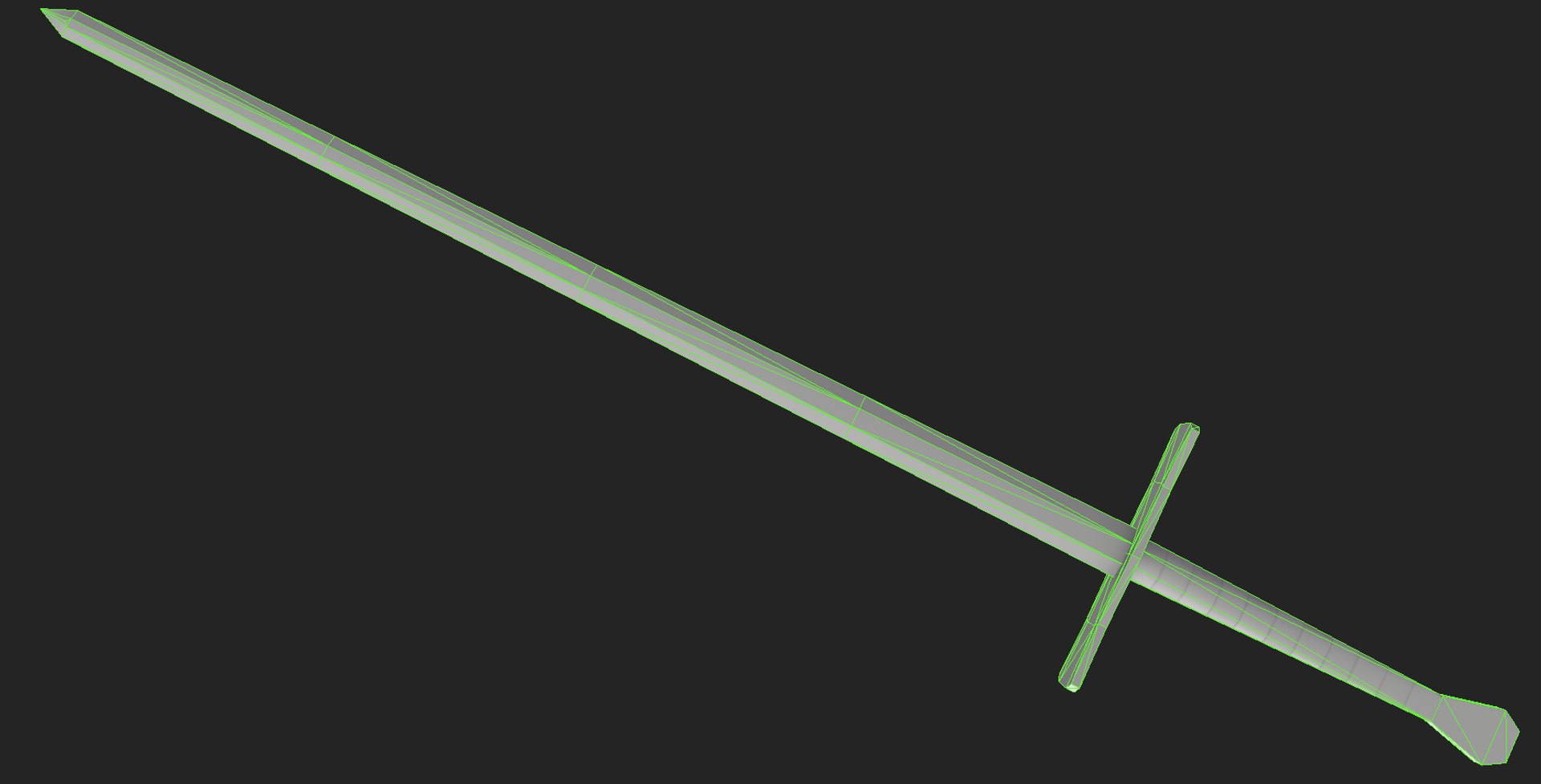 3D Sword Longsword Weapon Model - TurboSquid 1625359