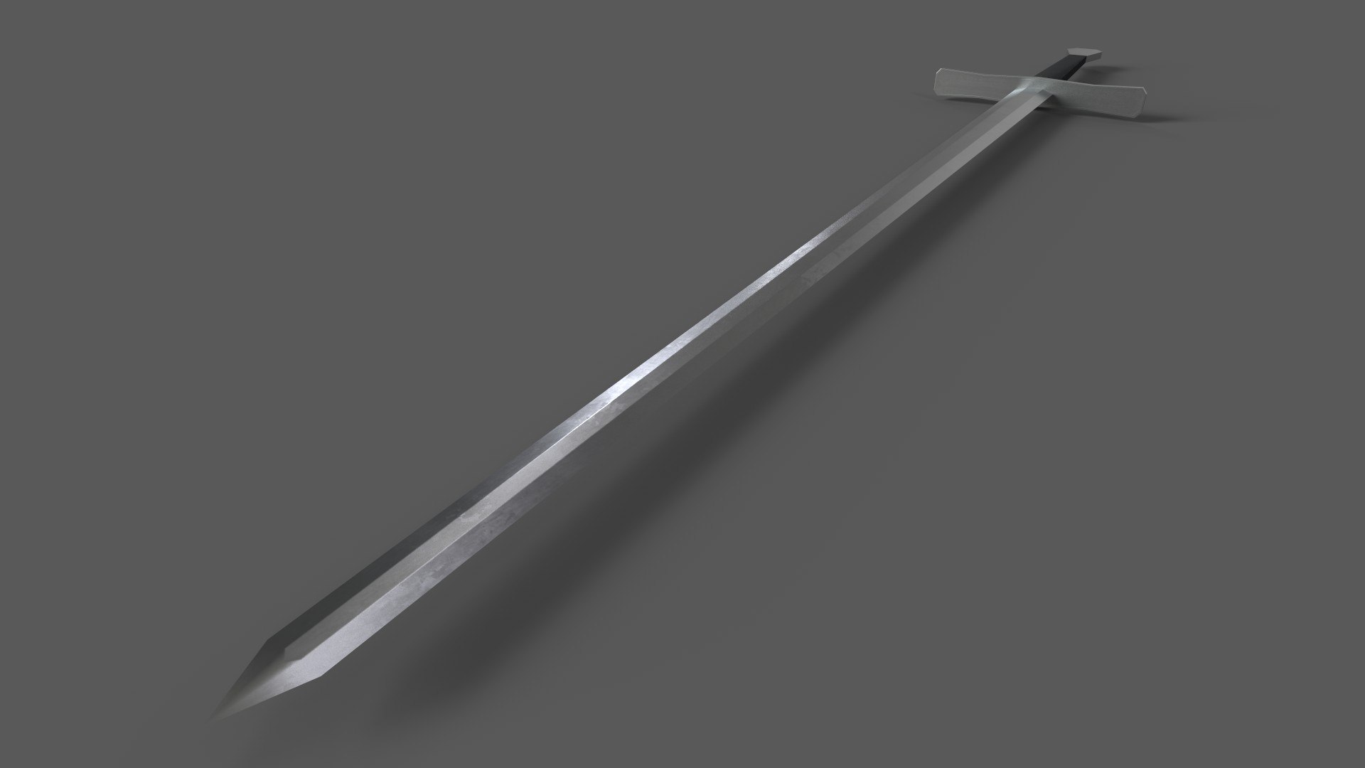 3D Sword Longsword Weapon Model - TurboSquid 1625359