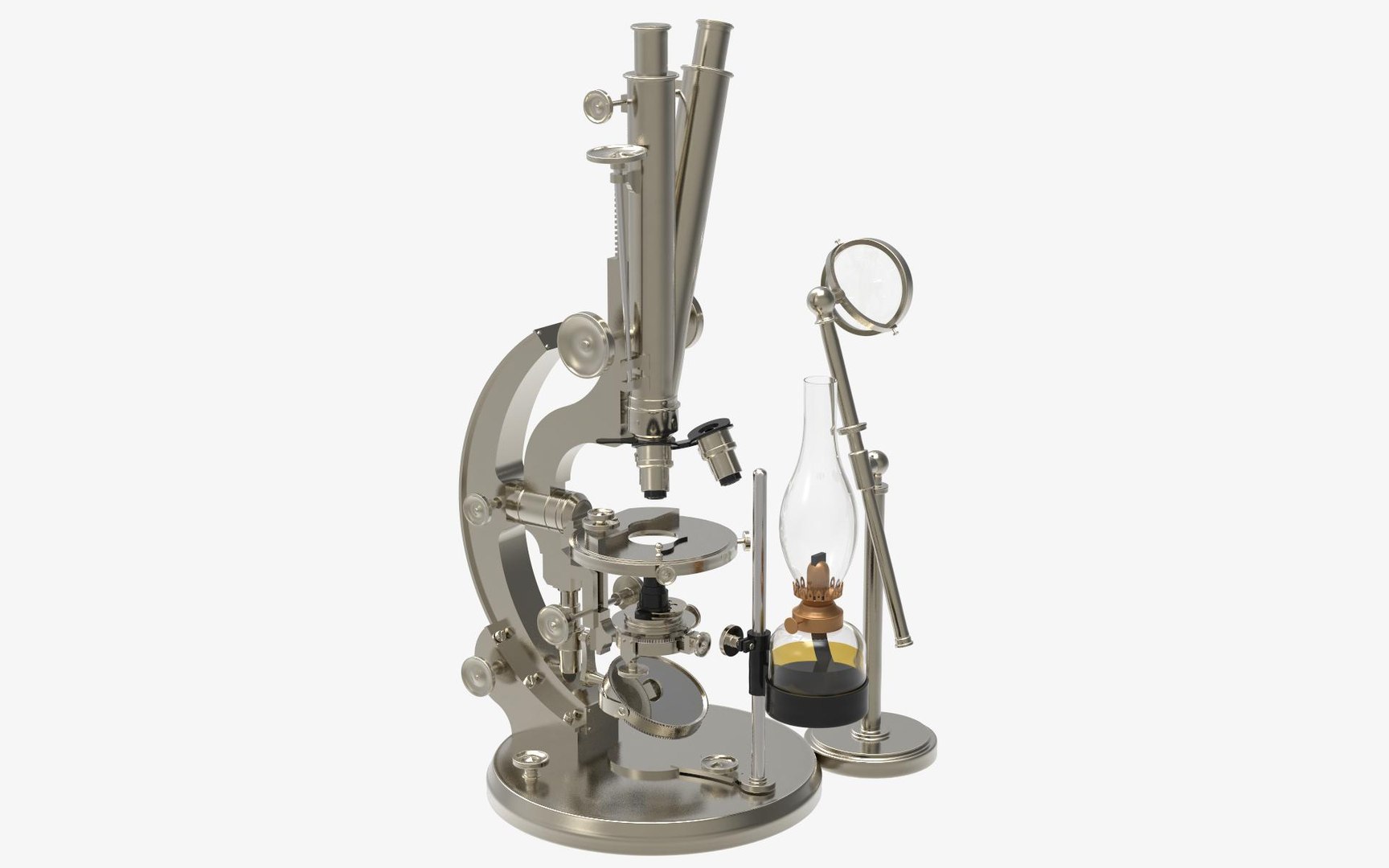 Ross Wenham Radial Microscope 3D model - TurboSquid 1852879