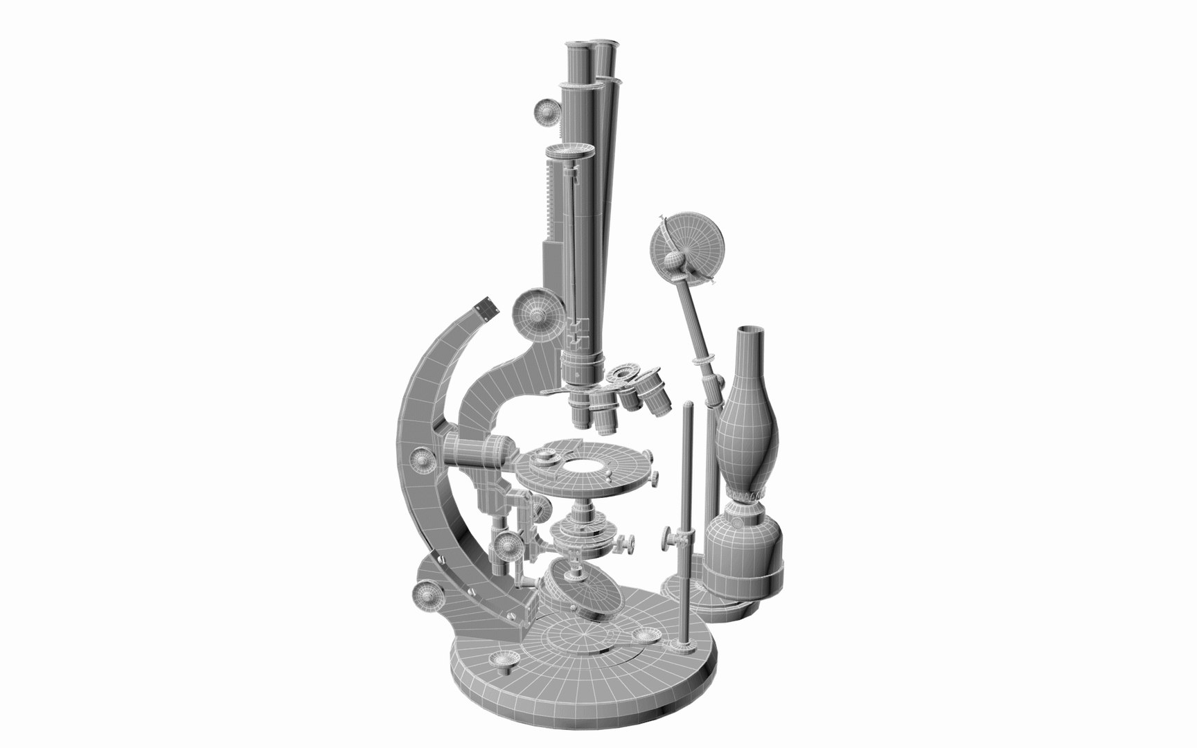 Ross Wenham Radial Microscope 3D Model - TurboSquid 1852879