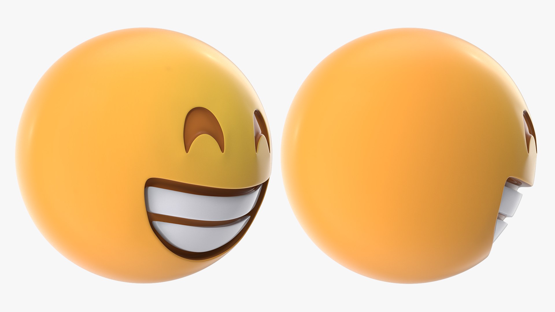 Happy emoji 3D model - TurboSquid 1530479
