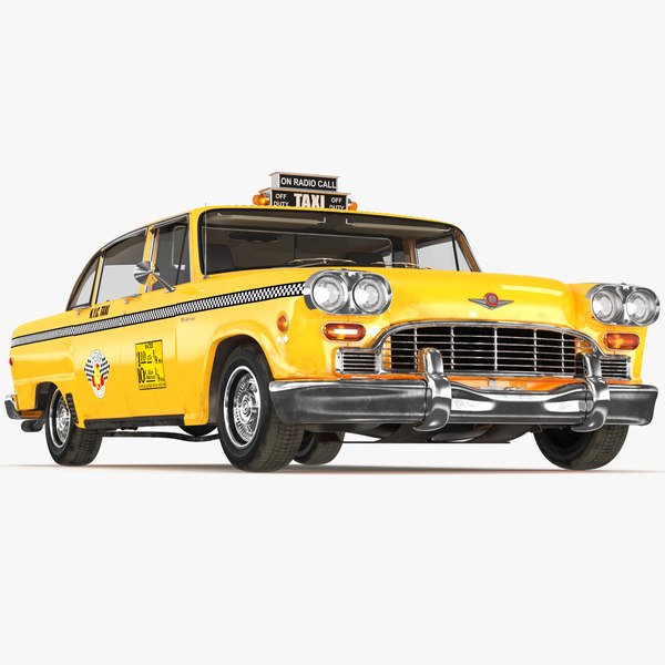 modelo 3d Taxi Checker clásico preparado para Cinema 4D - TurboSquid ...