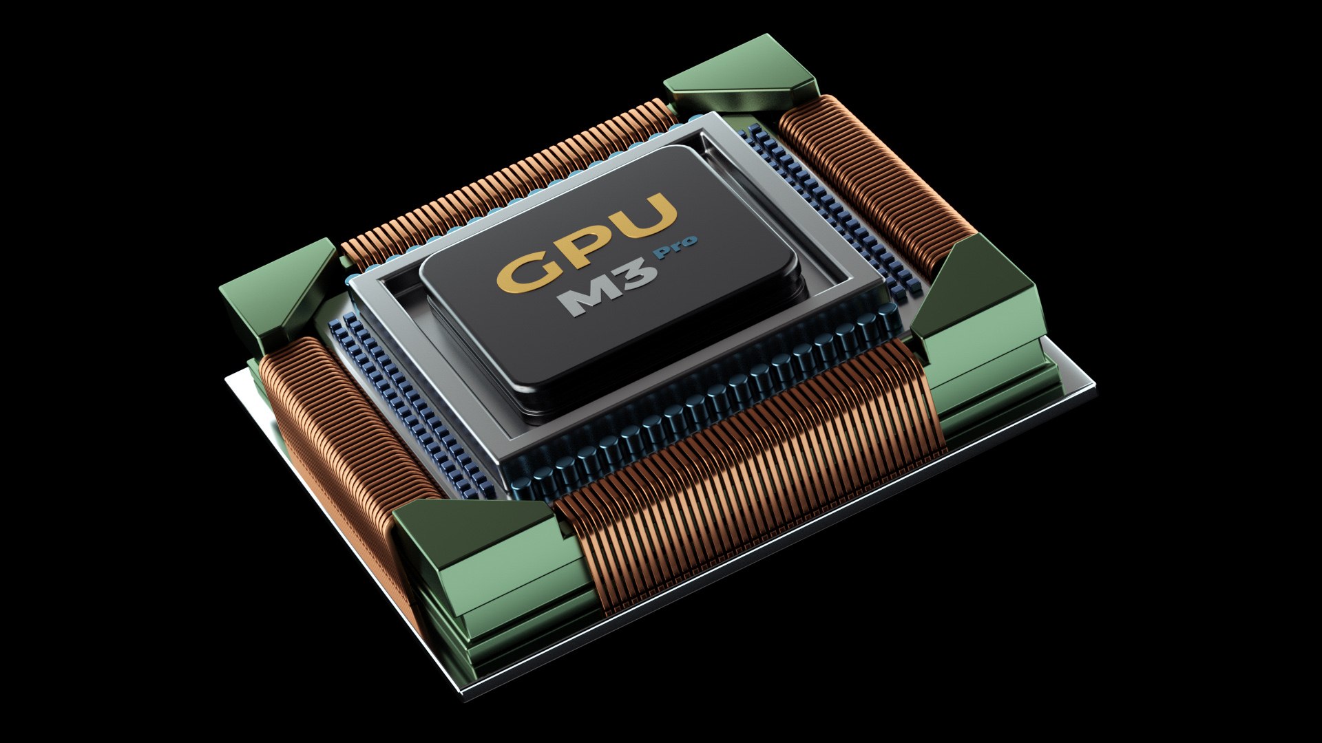 Digital Electronic Chip Model 3D Model - TurboSquid 2250929