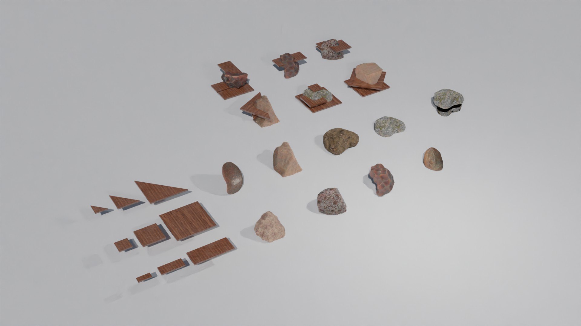 3D Model Natural Rock Coffee Table Sculpture Design Or Outdoor Chair ...