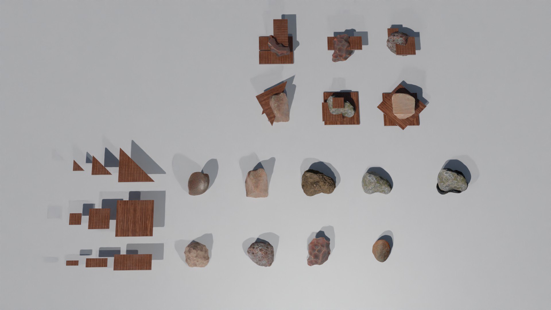 3D Model Natural Rock Coffee Table Sculpture Design Or Outdoor Chair ...