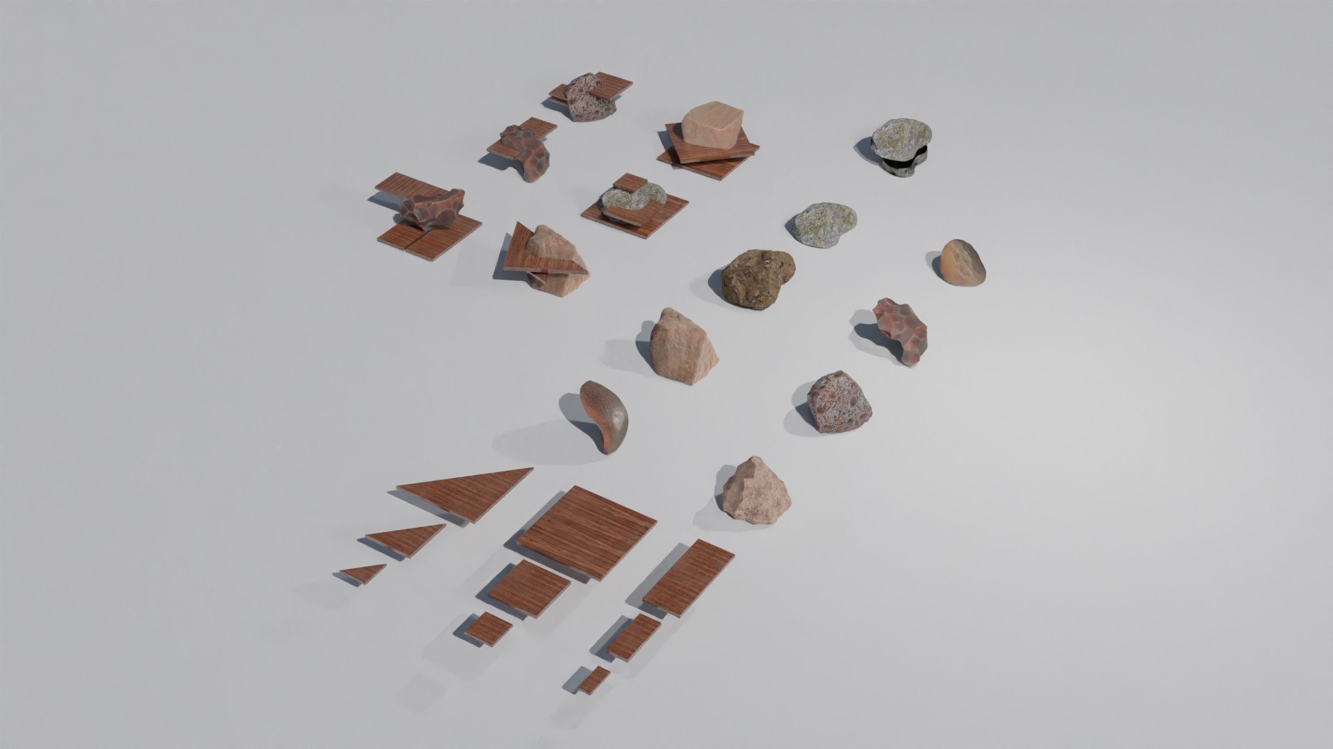 3D Model Natural Rock Coffee Table Sculpture Design Or Outdoor Chair ...