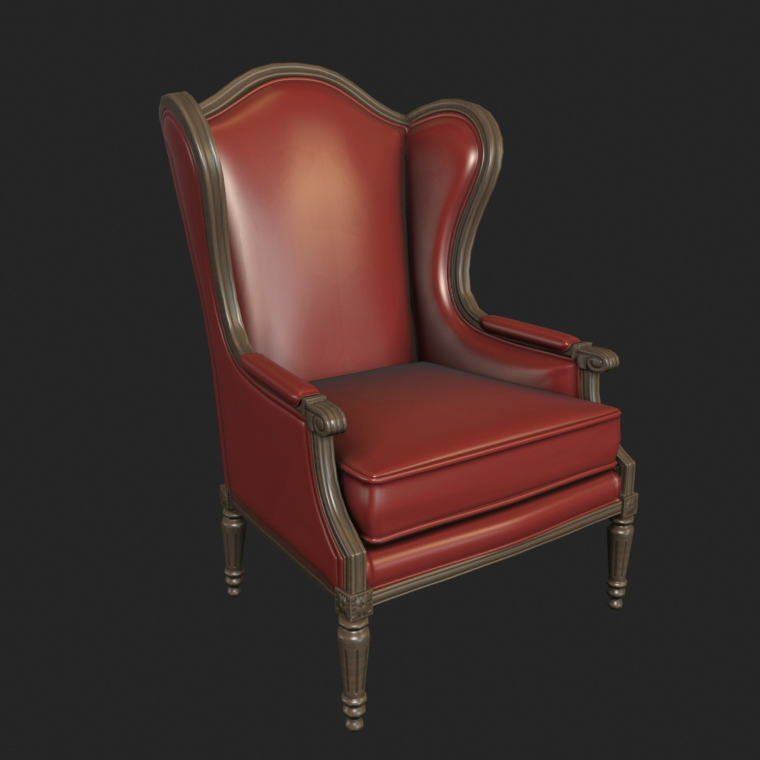 3d Model Classic Chair