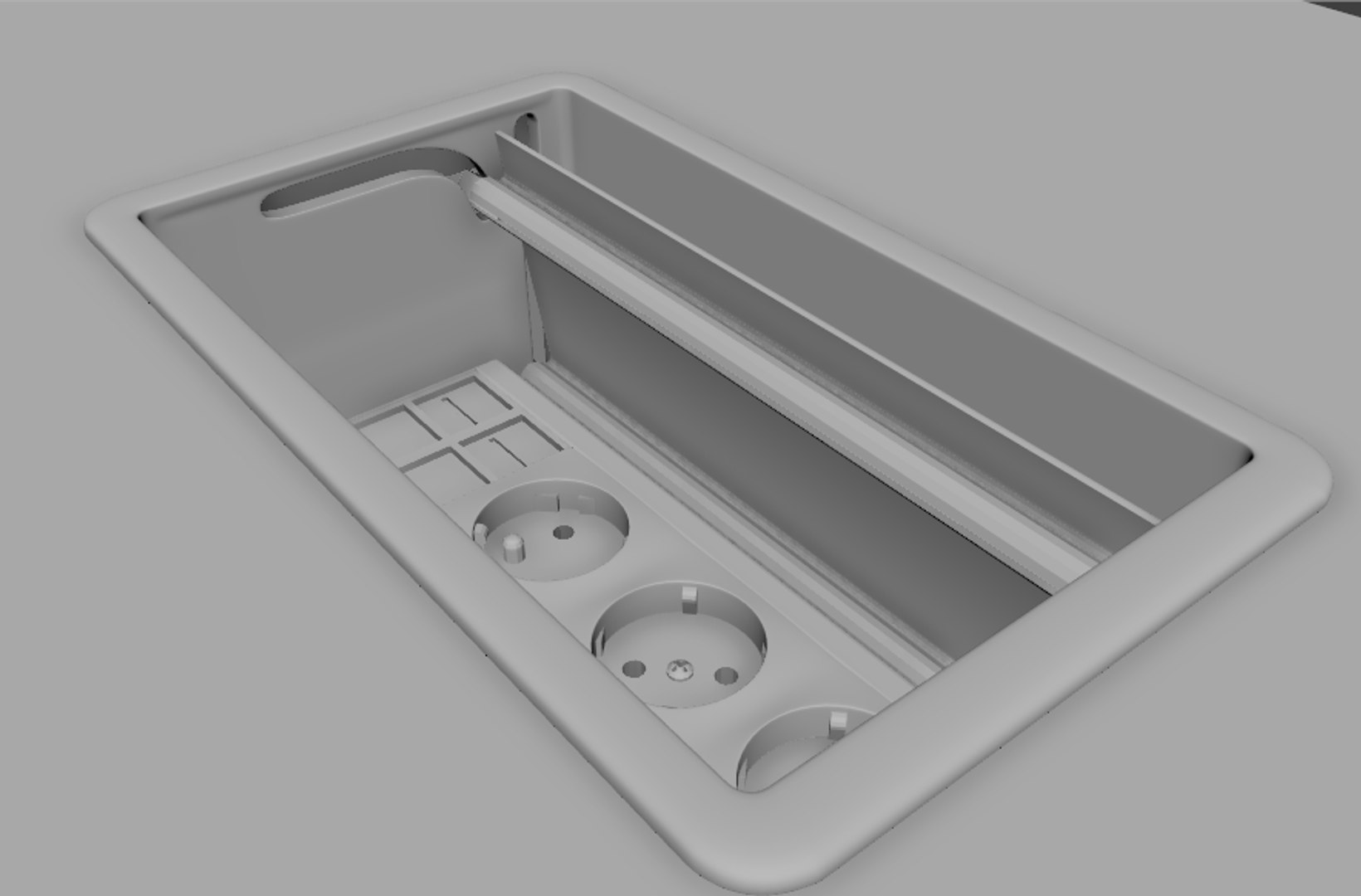 3D desk cover open close - TurboSquid 1371510