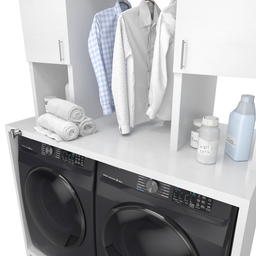 3D Compact Laundry Model - TurboSquid 1492396