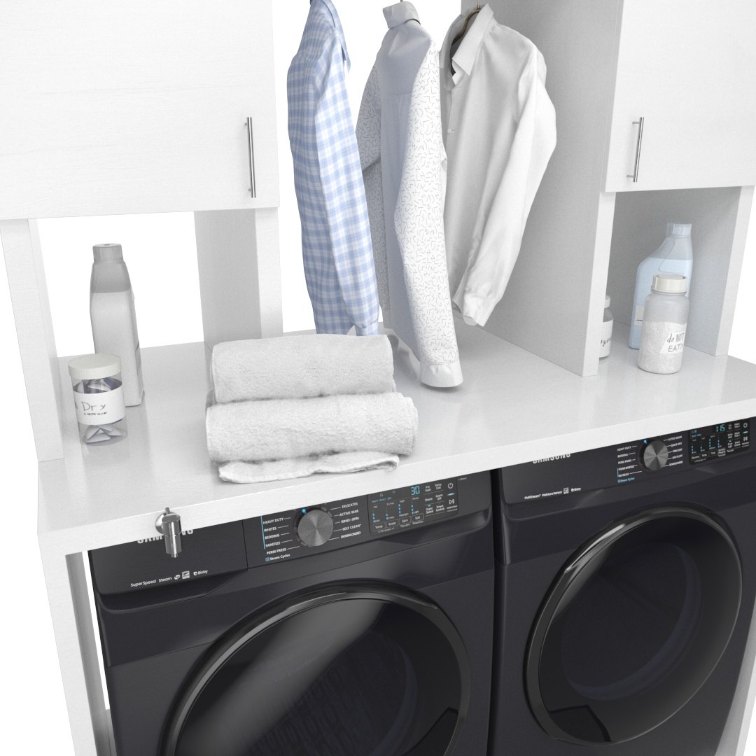 3D Compact Laundry Model - TurboSquid 1492396