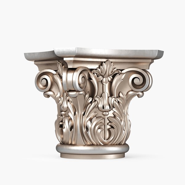 3D Column Capital model - TurboSquid 1778262