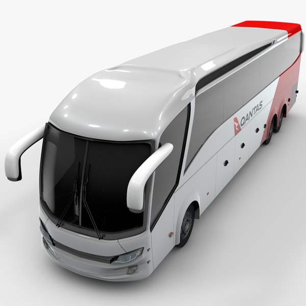 Shuttle bus qantas 3D model - TurboSquid 1685024