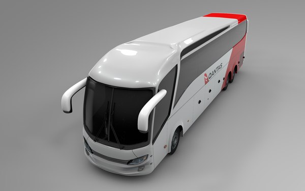 Shuttle bus qantas 3D model - TurboSquid 1685024