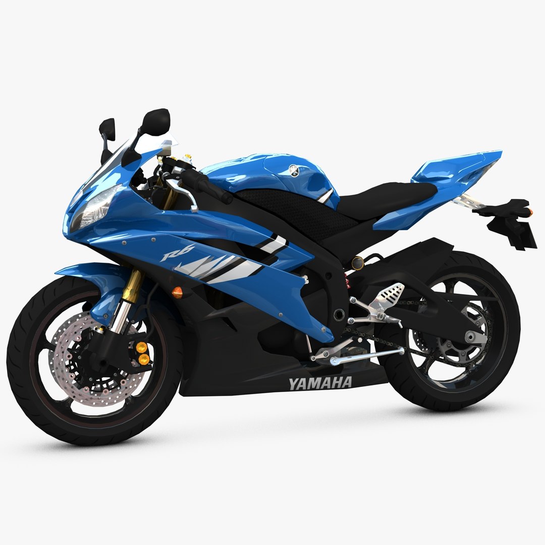 Yamaha Bike R6 3d Model