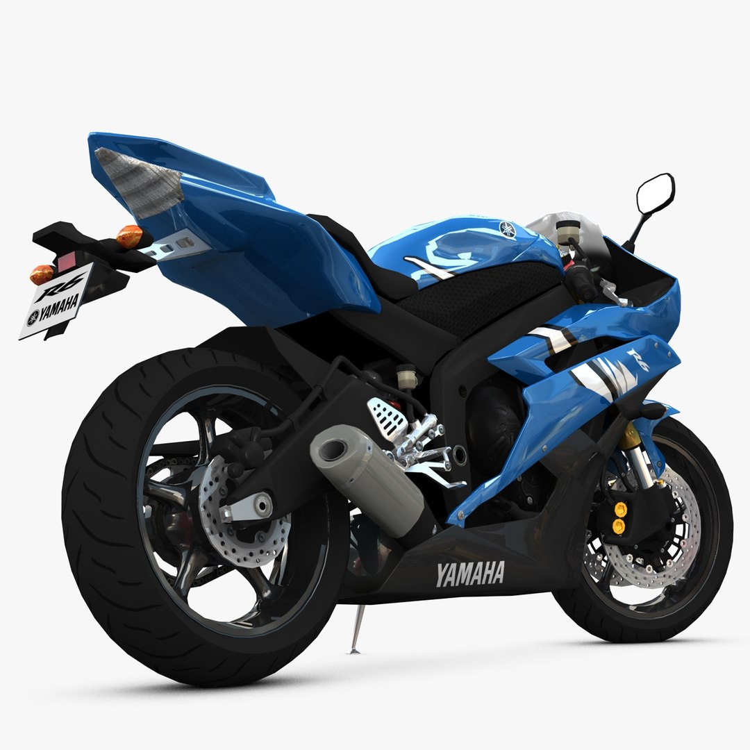 Yamaha Bike R6 3d Model