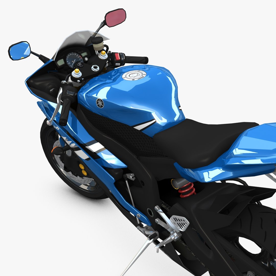 Yamaha Bike R6 3d Model