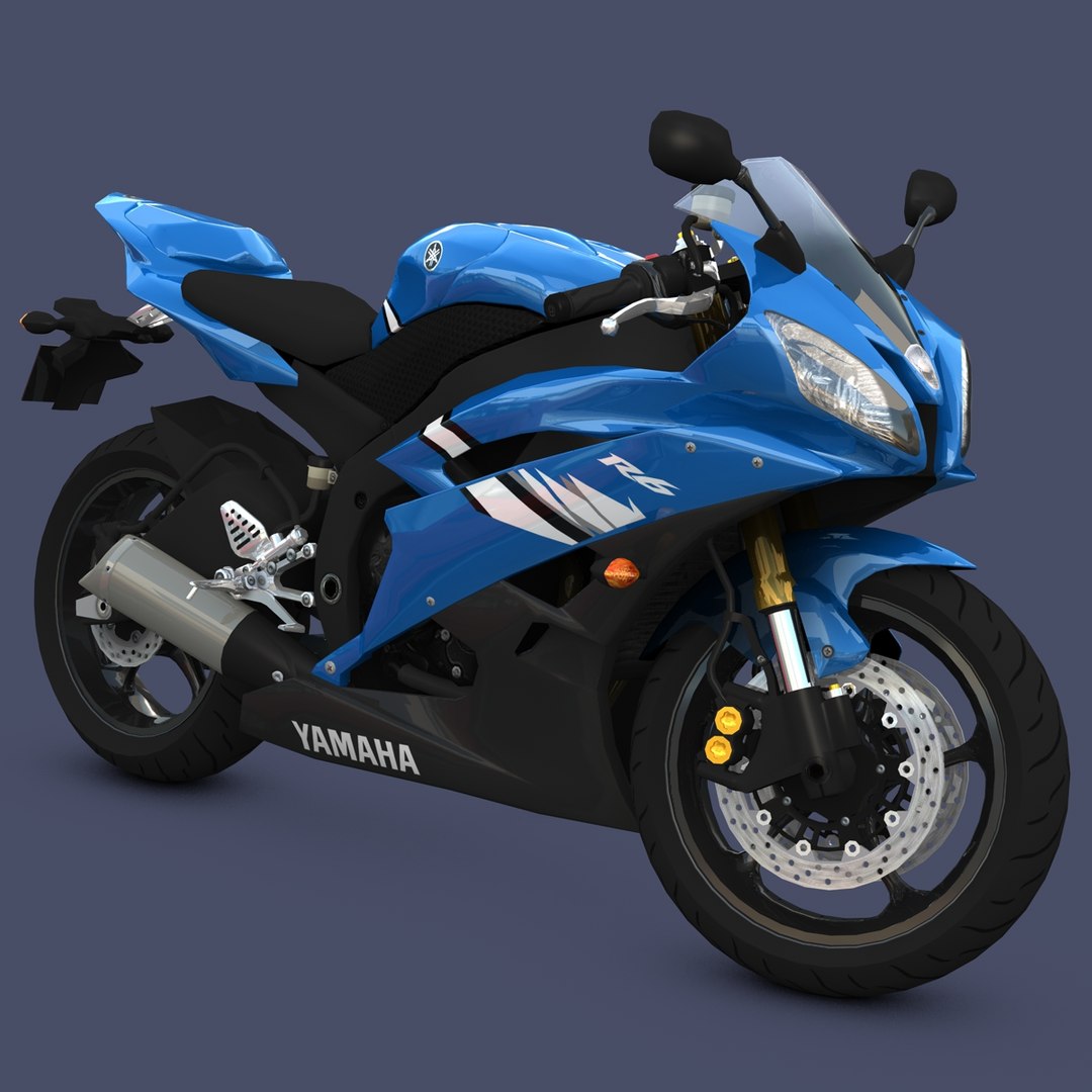 Yamaha Bike R6 3d Model