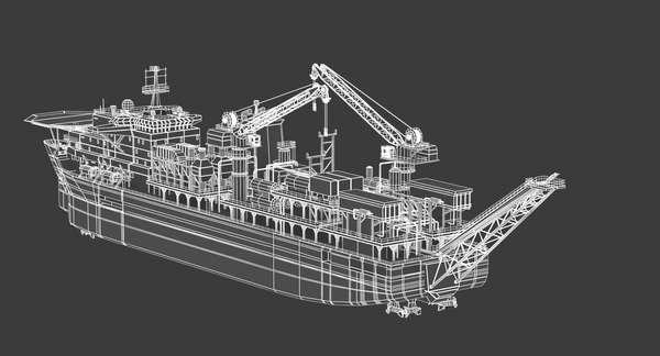 3d model fpu ship