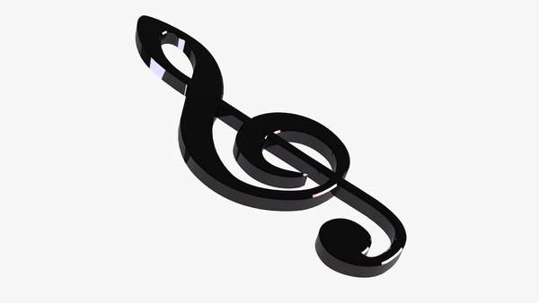 modelo 3d clave de sol - TurboSquid 1825604