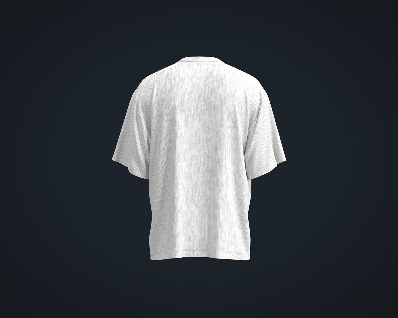 3D Mens T-Shirt With Crinkled Fabric And Embossed Texture - TurboSquid ...