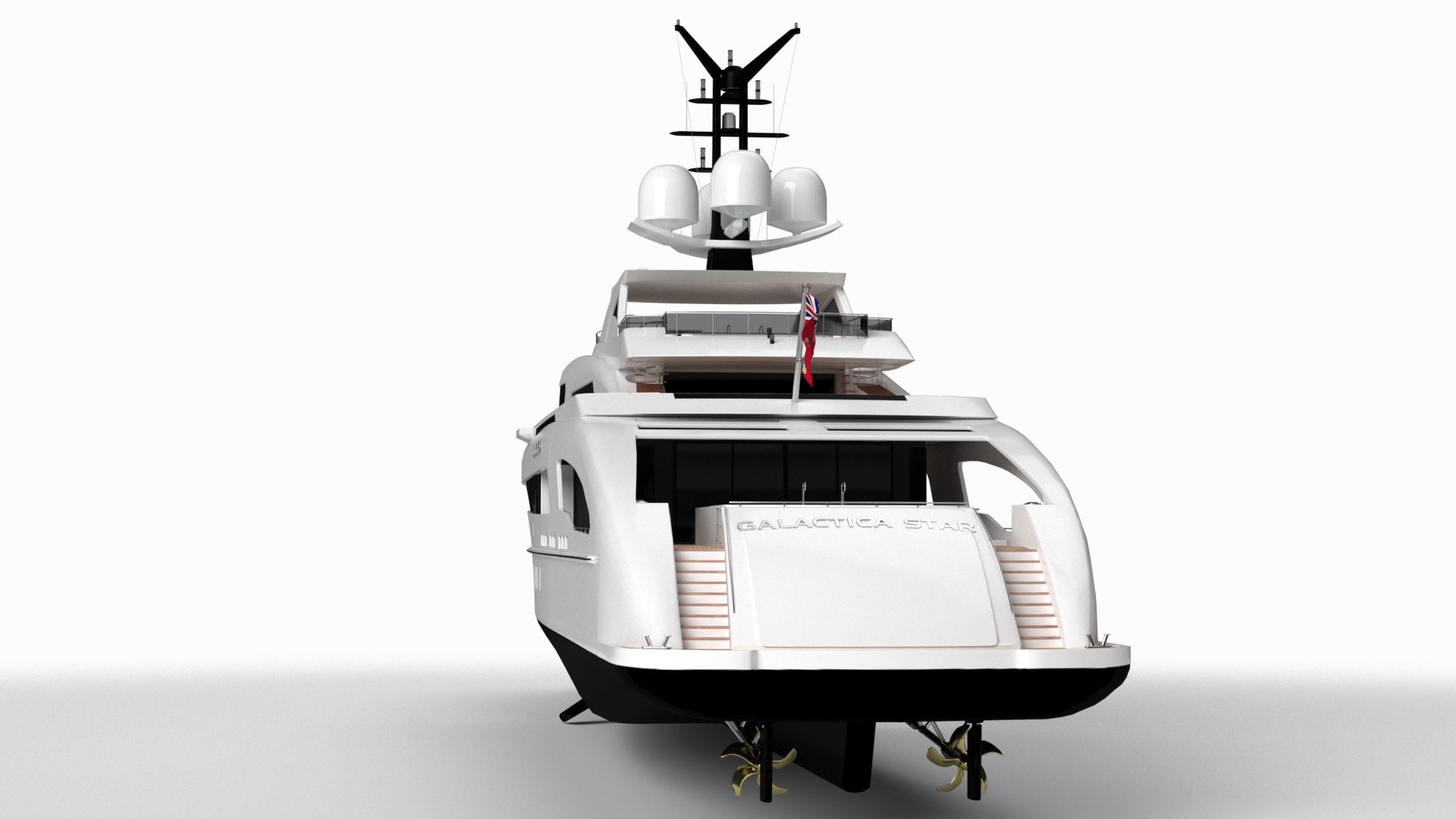 Galactica yacht 3D model - TurboSquid 1664749