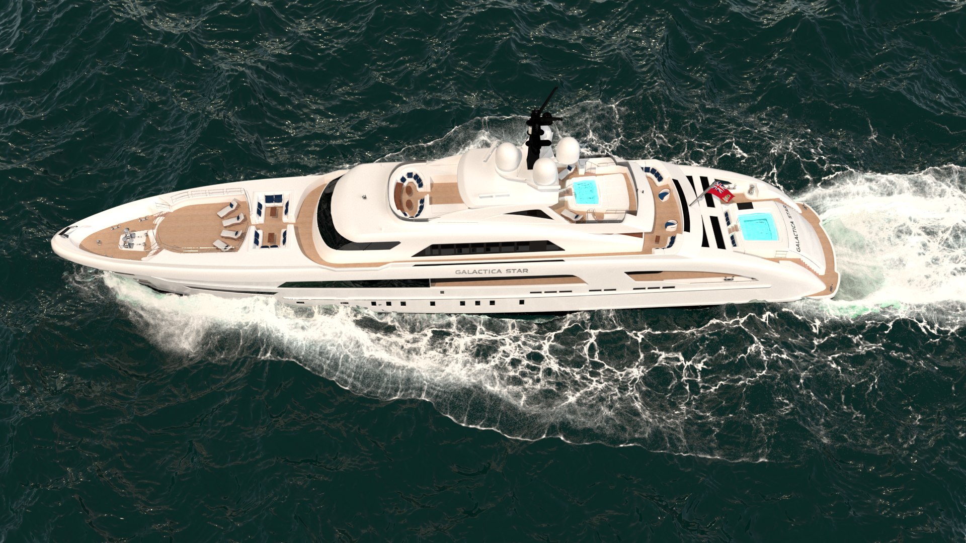 Galactica yacht 3D model - TurboSquid 1664749