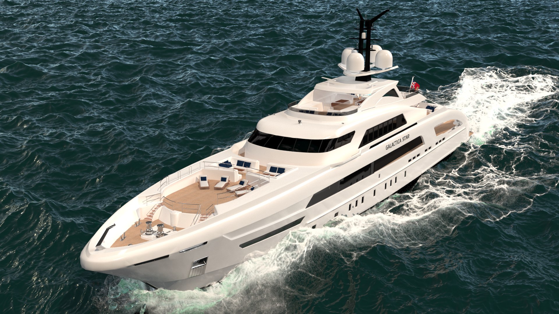 Galactica yacht 3D model - TurboSquid 1664749