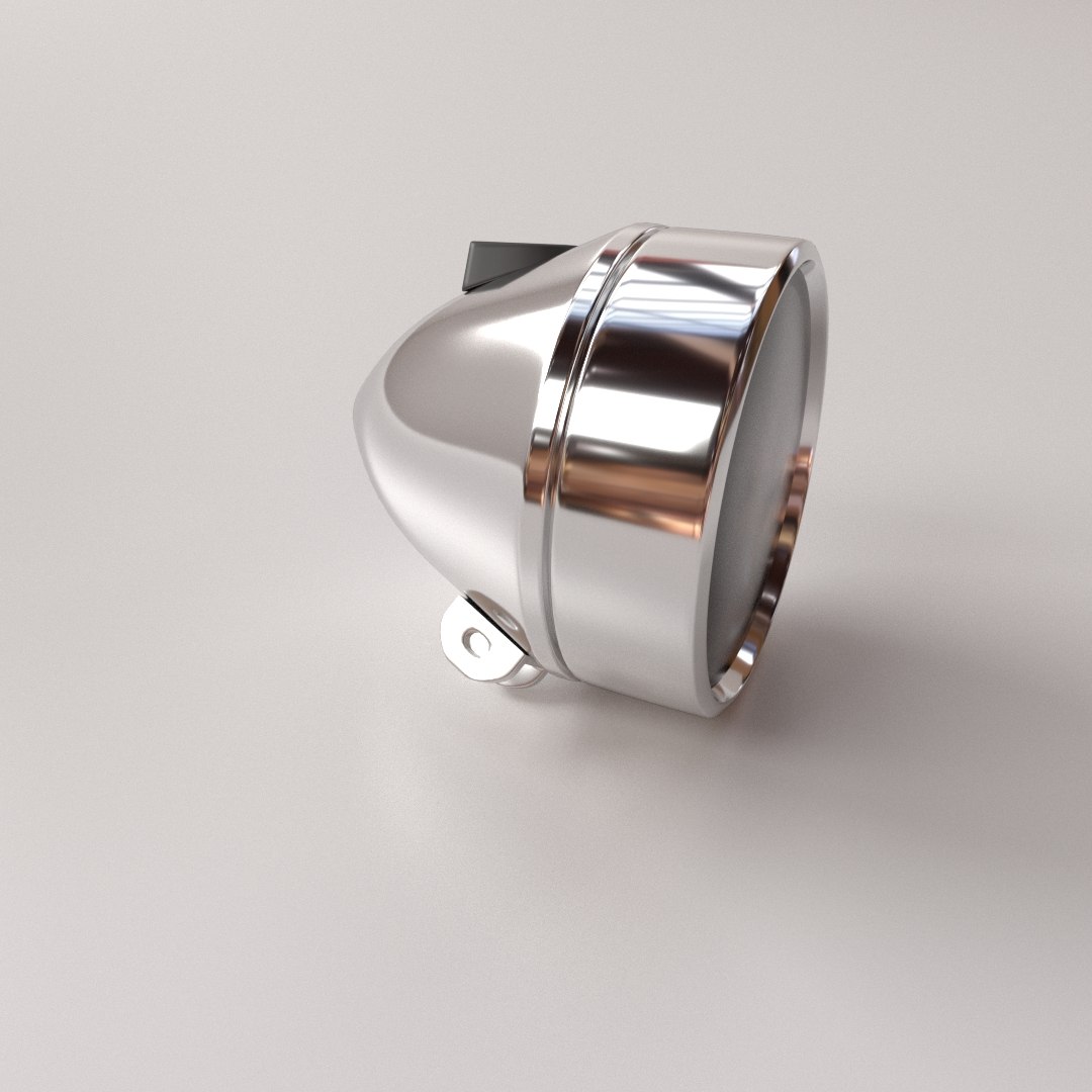 Vintage Bicycle Light 3D - TurboSquid 1375764