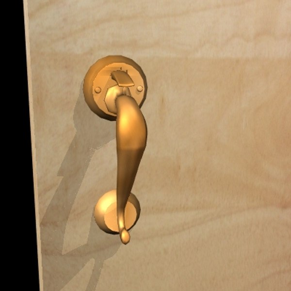 3d model door handle