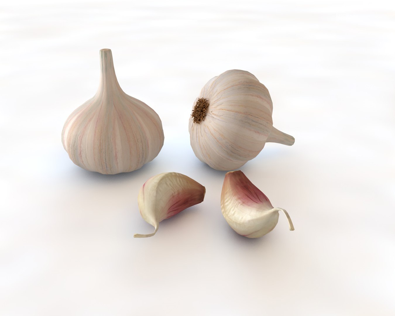 Garlic 3D Model - TurboSquid 1544531