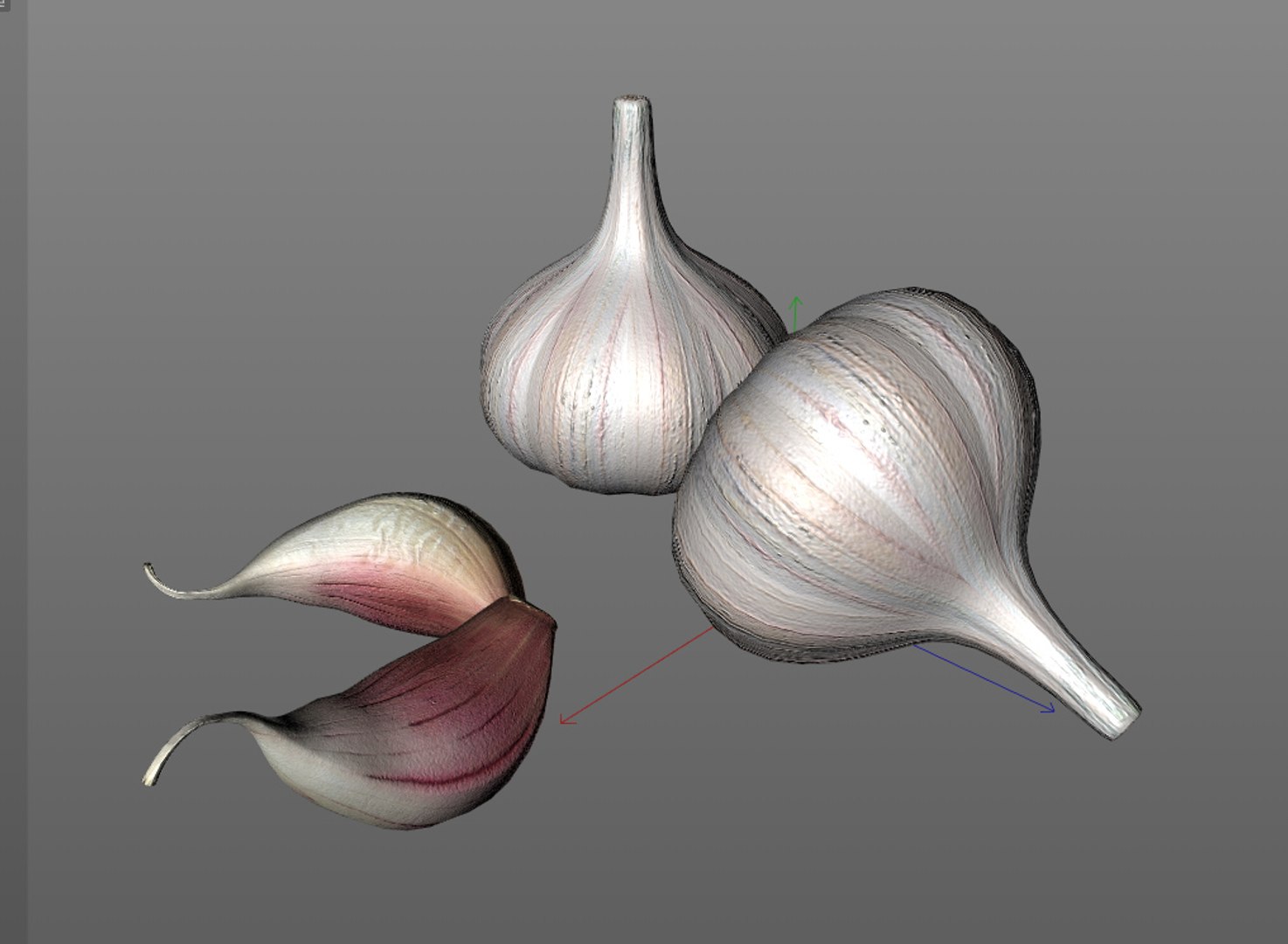 Garlic 3D Model - TurboSquid 1544531