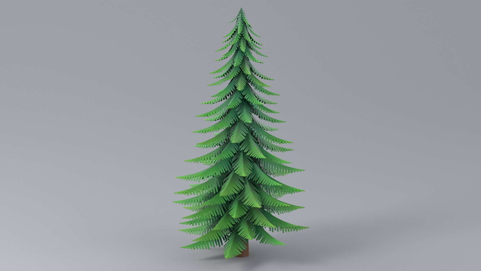 Cartoon Fir Tree 03 Model - TurboSquid 1941458