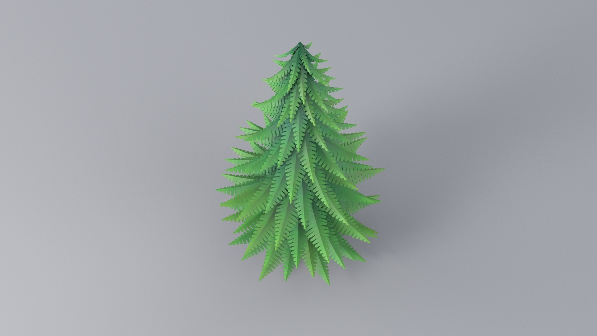 Cartoon Fir Tree 03 Model - TurboSquid 1941458